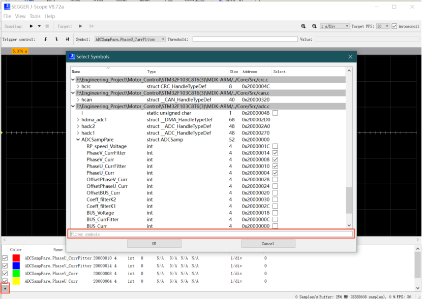 J-Scope高速采样、显示变量波形_jscope-CSDN博客