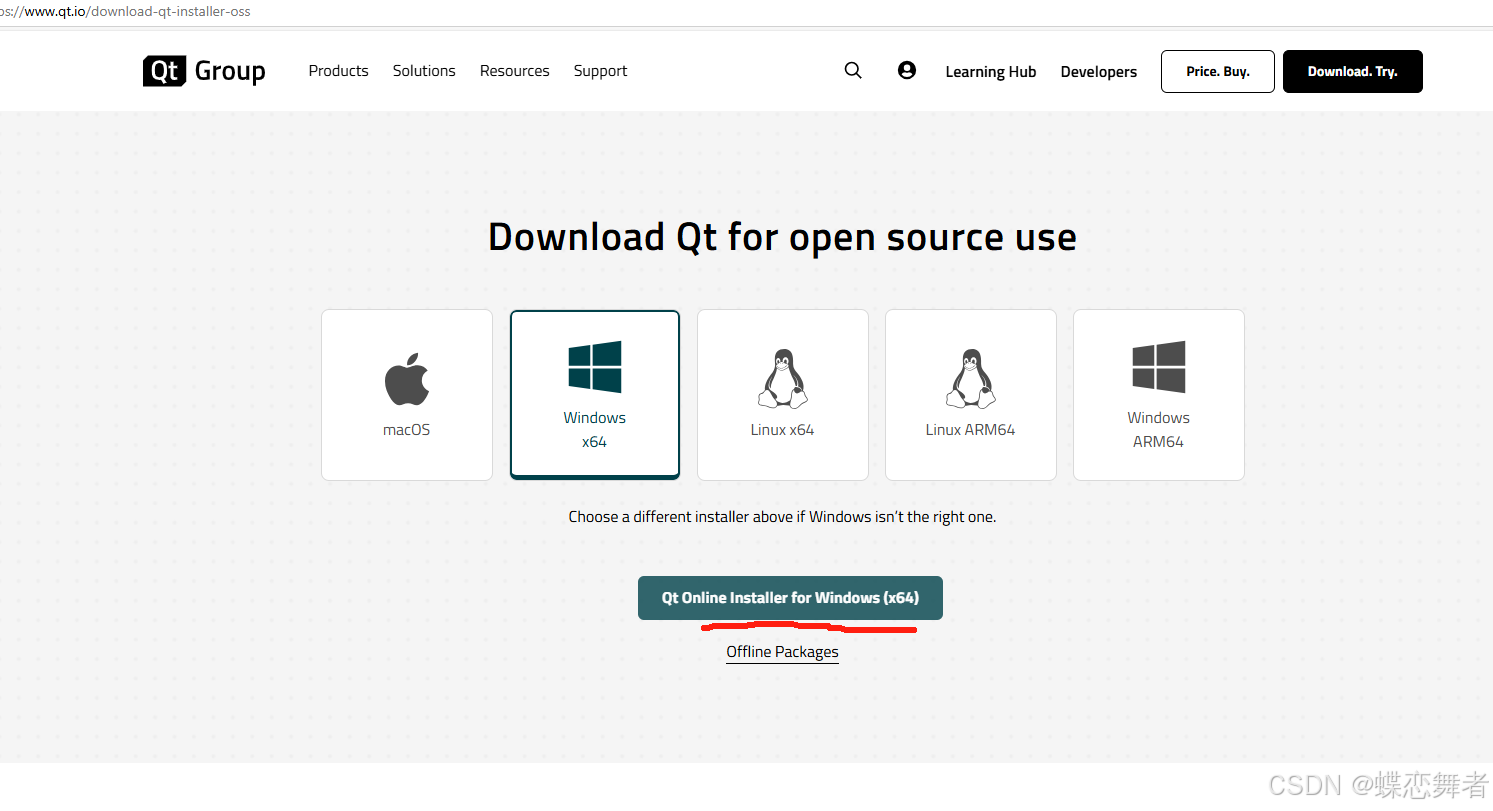 QT下载安装_qt download-CSDN博客