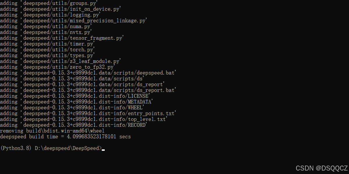 Windows下安装DeepSpeed报错_error: failed building wheel for deepspeed-CSDN博客