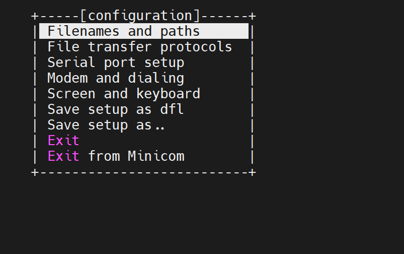minicom配置_minicom 设置-CSDN博客