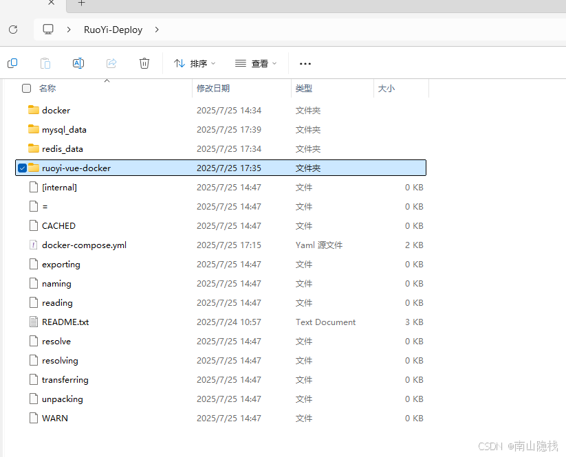 RuoYi-Vue 单项目 Docker 全流程部署实战教程_ruoyi-vue dockerfile-CSDN博客