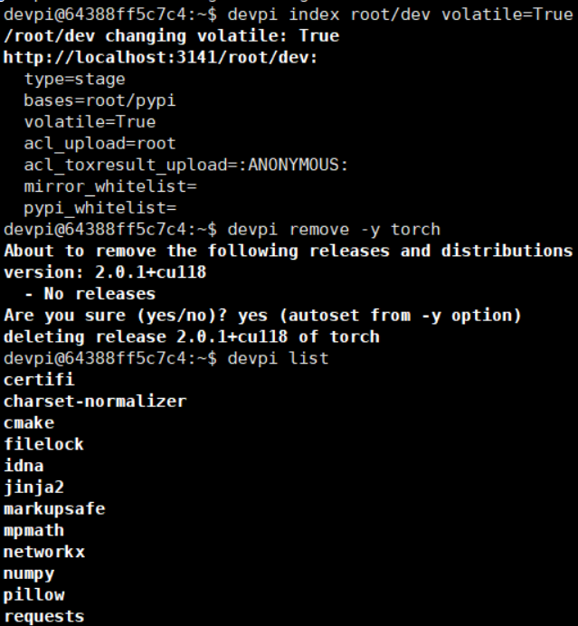 devpi 使用技巧_devpi删除库-CSDN博客