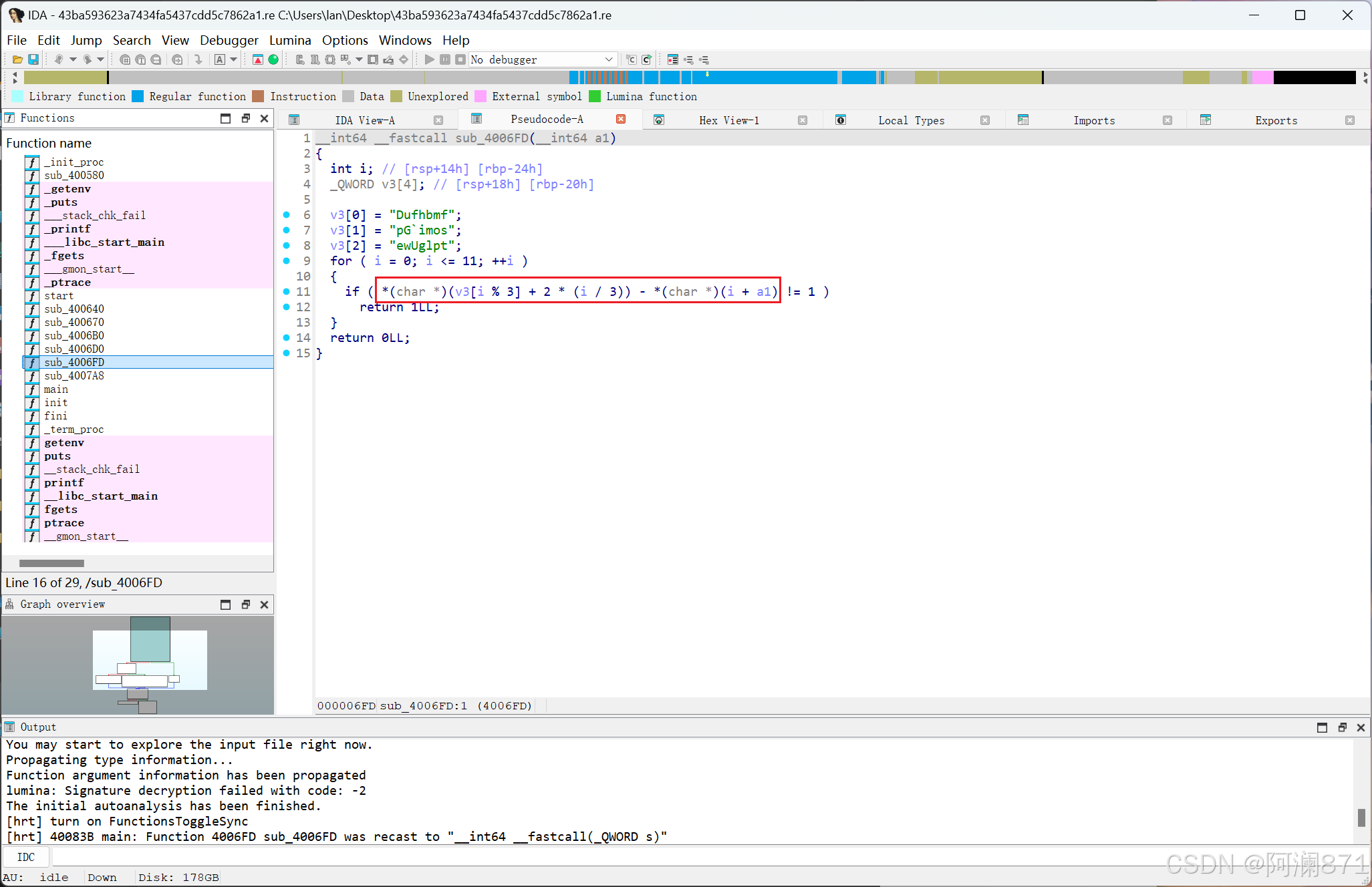 攻防世界Reversing-x64Elf-100详解-CSDN博客