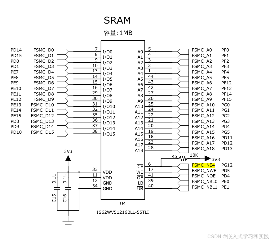 单片机 基于 rt-thread 系统 使用 外部扩展 SRAM_rtthread 外部sram-CSDN博客