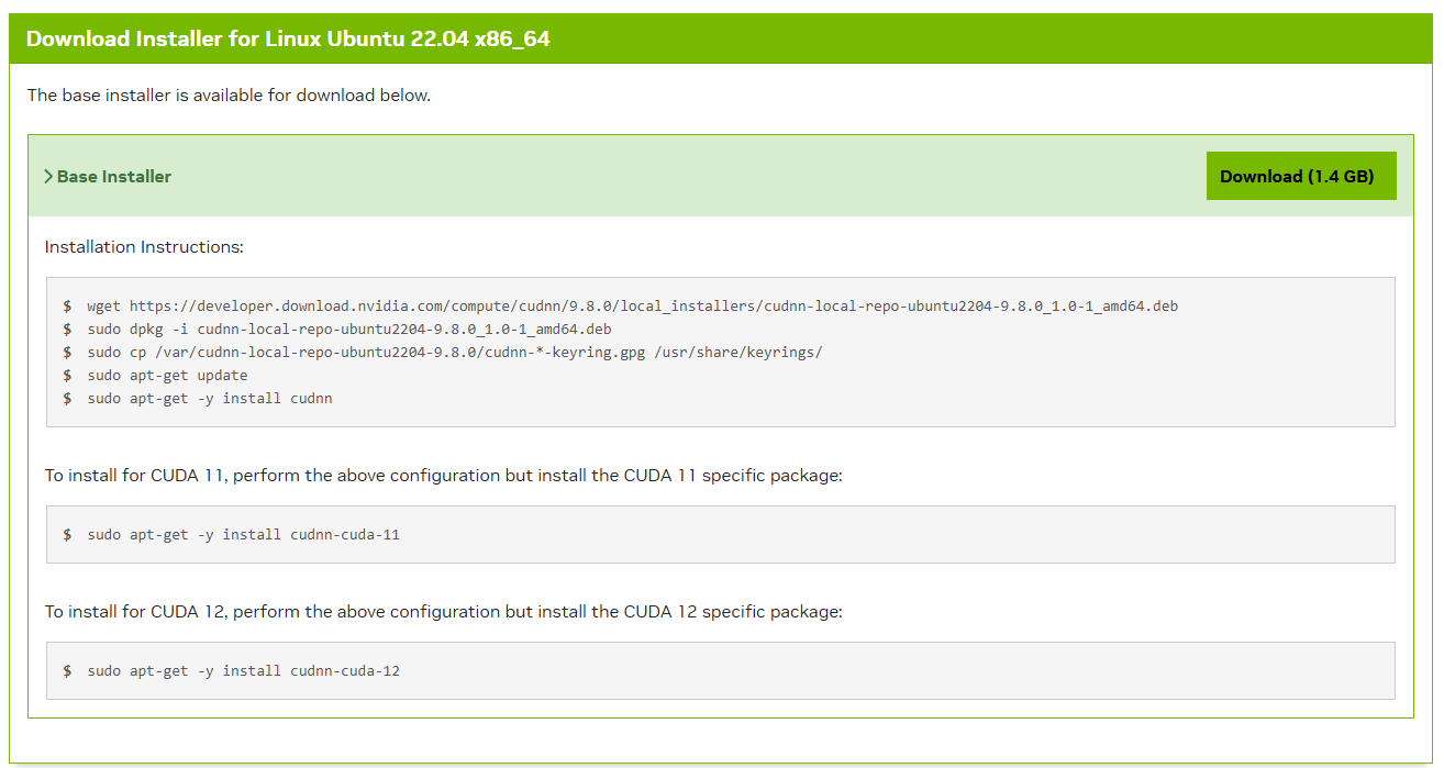 Ubuntu Server 22.04 Cuda 环境安装_ubuntu22.04-CSDN博客