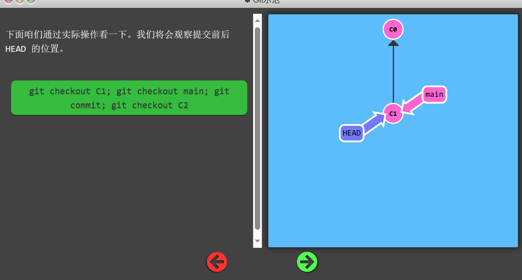 git实战（流程图解释）(Learn GIt Branching)_learngitbranching 答案-CSDN博客
