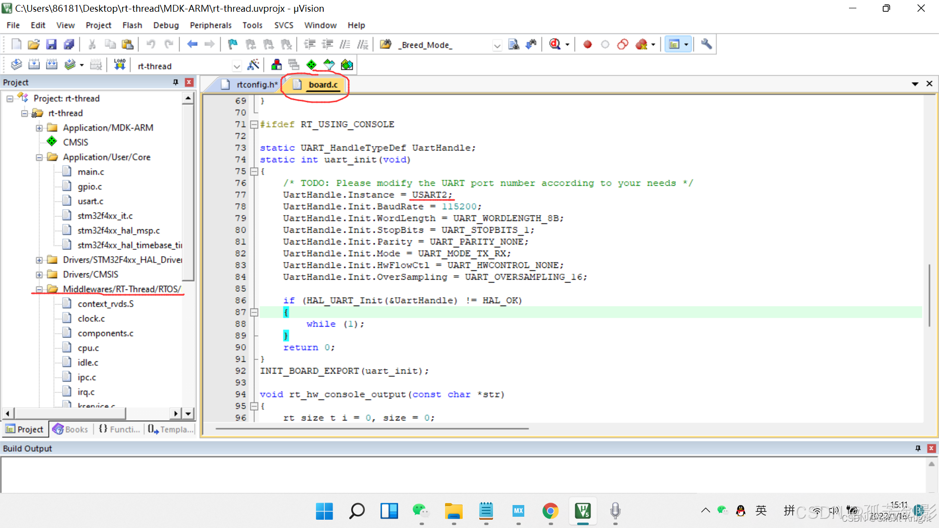 1.使用CubeMX移植RT-Thread_移植rtthread-CSDN博客