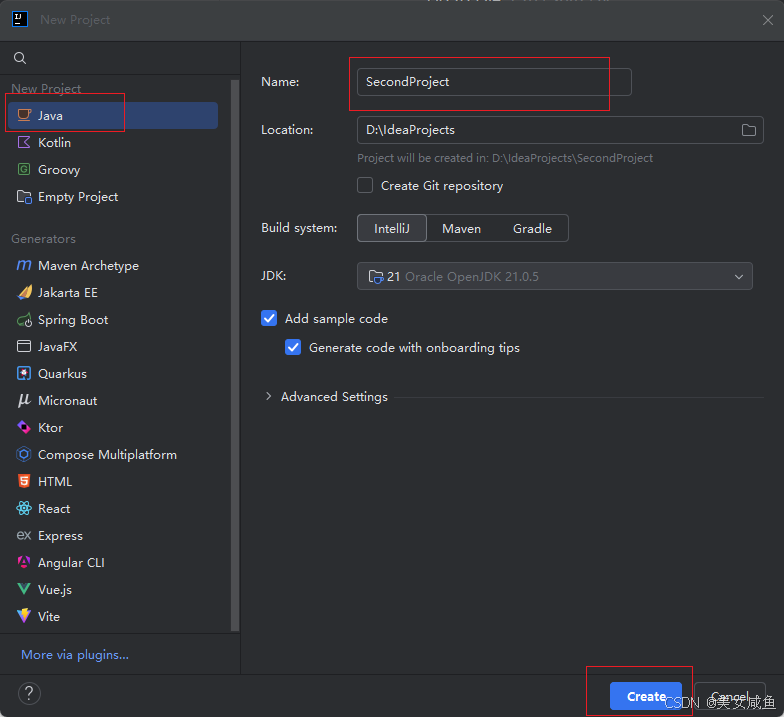 创建第一个java项目_ij怎么在包里新建java-CSDN博客