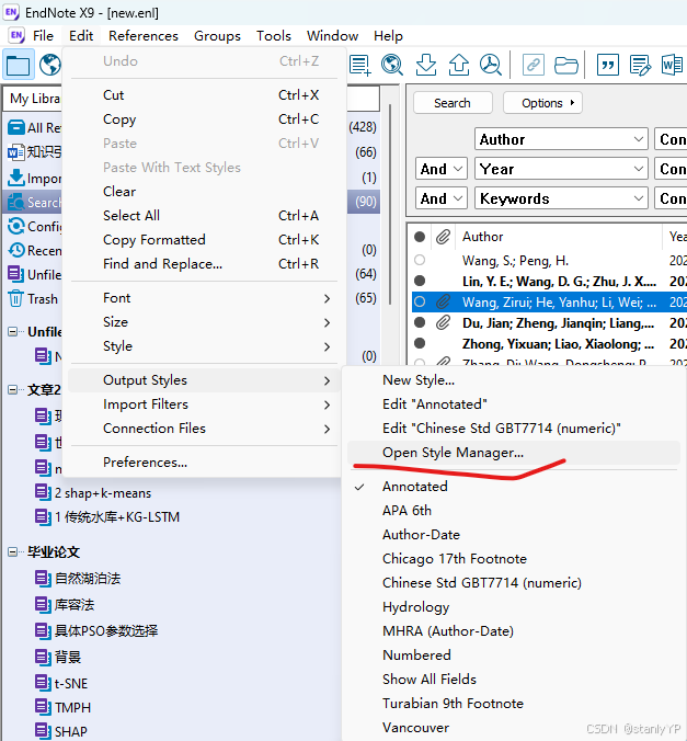 Endnote修改output style无法保存的问题&如何修改_endnote output styles-CSDN博客