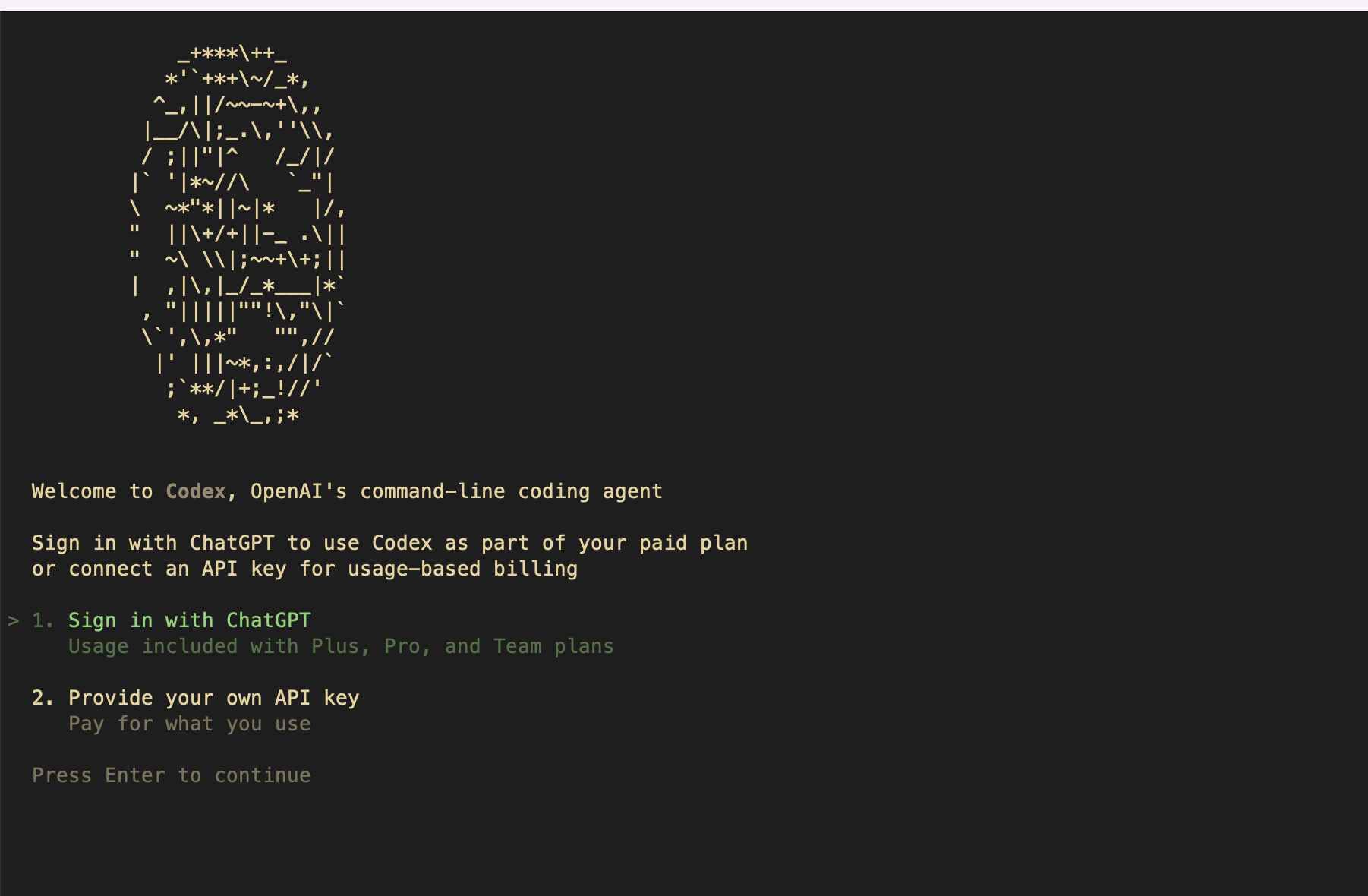 CODEX的安装及使用_codex modelscope-CSDN博客
