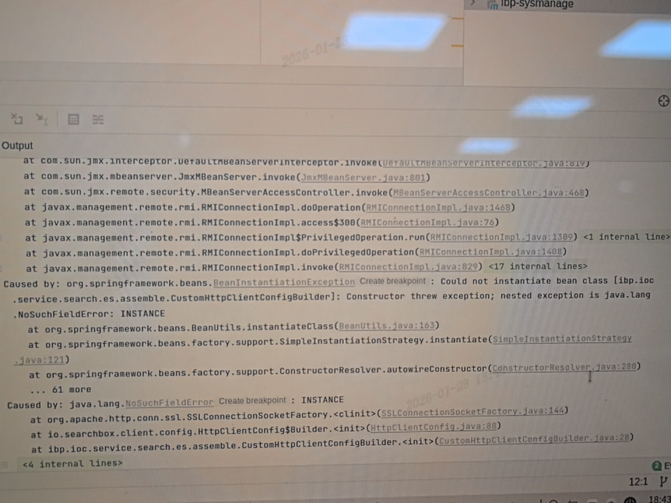 idea启动maven项目报错java.lang.NoSuchFieldError: INSTANCE-CSDN博客