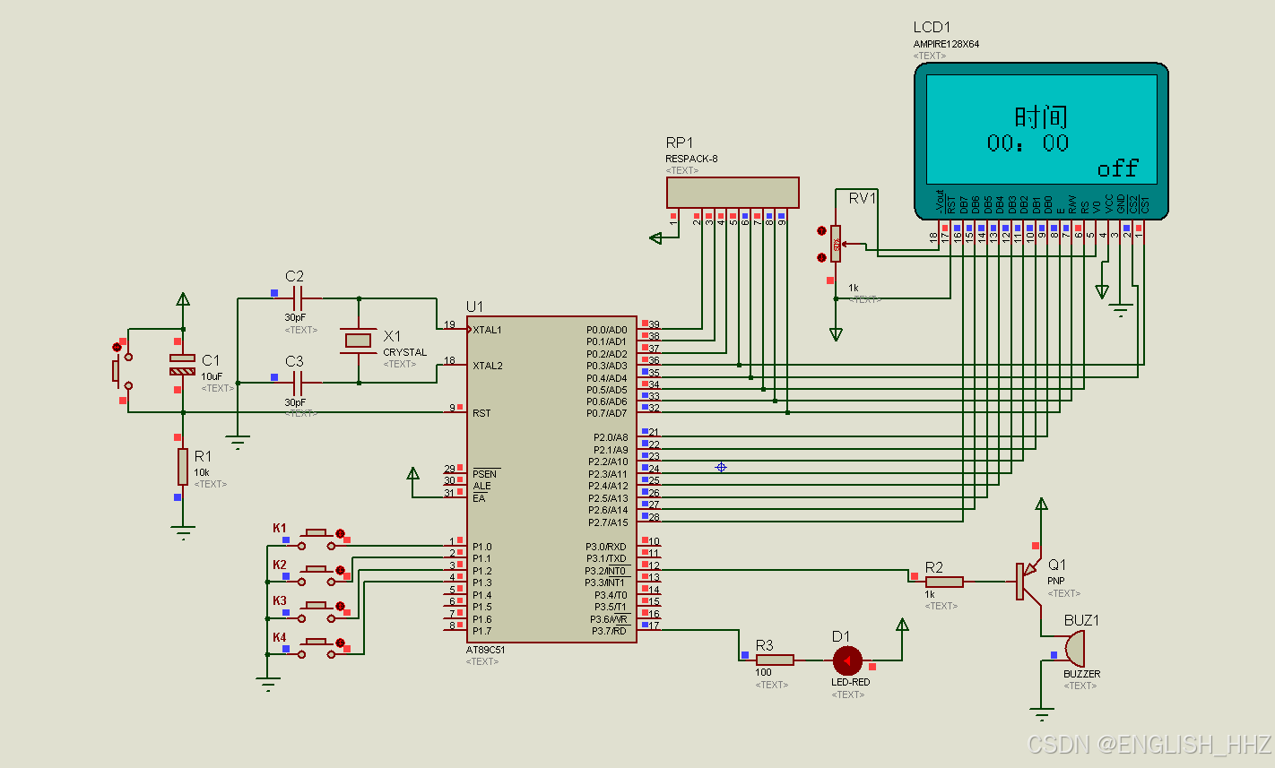 2090、基于51单片机的电子钟（12864）(proteus仿真+程序+原理图+流程图+元器件清单）_proteuslm12864仿真元件-CSDN博客