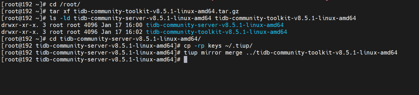 TiDB【快速体验安装篇】02：TiDB【本地测试集群】【离线】安装部署_tidb安装-CSDN博客