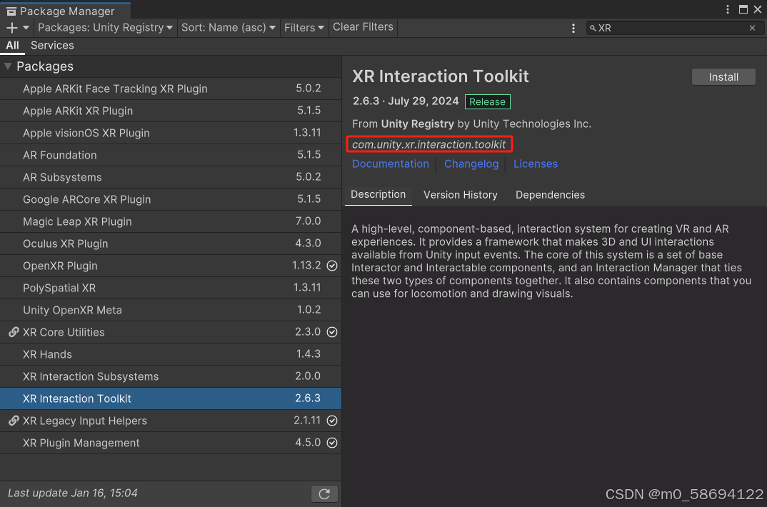 XR Interaction Toolkit3.0教程-CSDN博客
