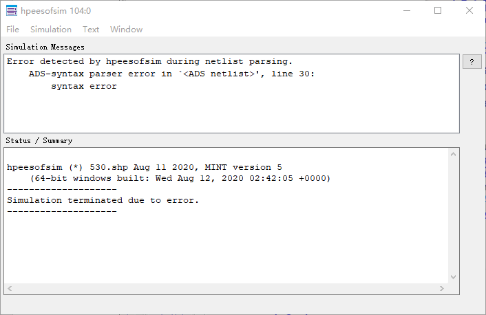 ASD仿真软件学习过程中遇到的问题与解决——（二）_ads netlist错误怎么解决-CSDN博客