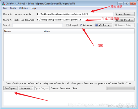 Engin3 安装笔记：Windows安装配置eigen3,利用cmake编译，以及VS2022环境配置详细教程。_eigen3 windows-CSDN博客