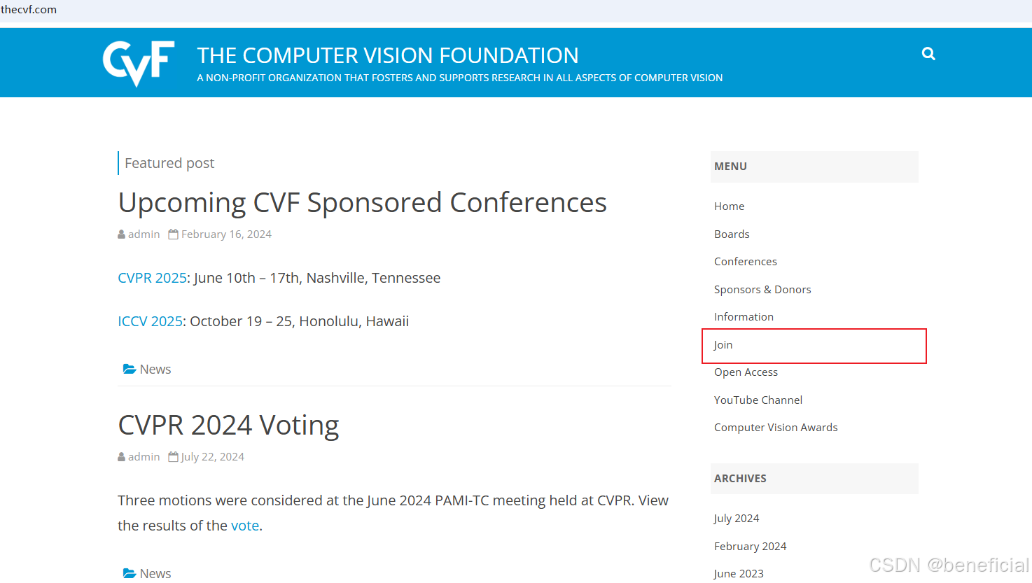 CVF会员注册-CSDN博客