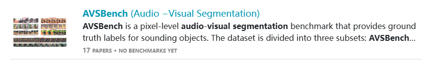多模态任务视听分割AVS分享：一文让你了解audio-visual segmentation的前世今生（简略易上手版）_audio-visual instance segmentation ...