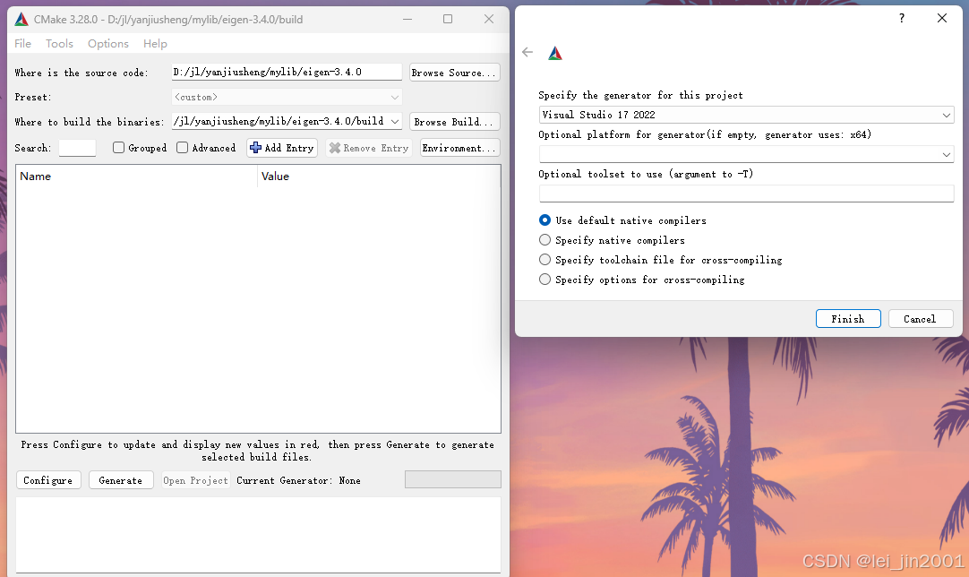 配置cmake项目使用eigen库eigen Cmake Csdn博客 