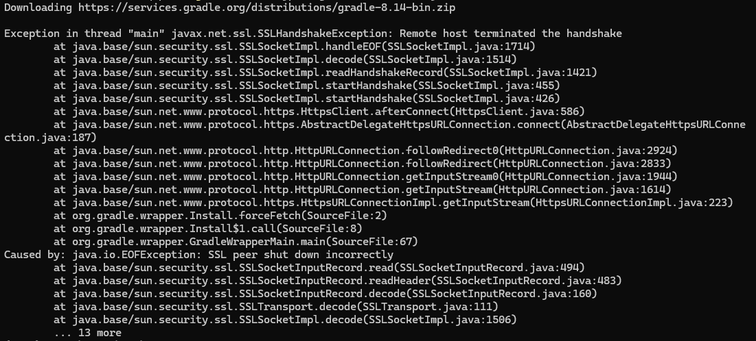 【Java】配置gradle：Remote host terminated the handshake_java remote host terminated the handshake-CSDN博客