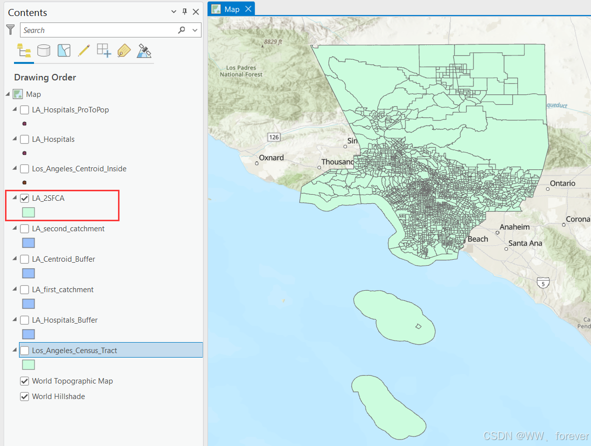 【ArcGIS Pro实操第8期】两步浮动集水区法原理及实操案例_arcgis pro 基于高斯分布的两步浮动集水区 (2sfca)方法-CSDN博客