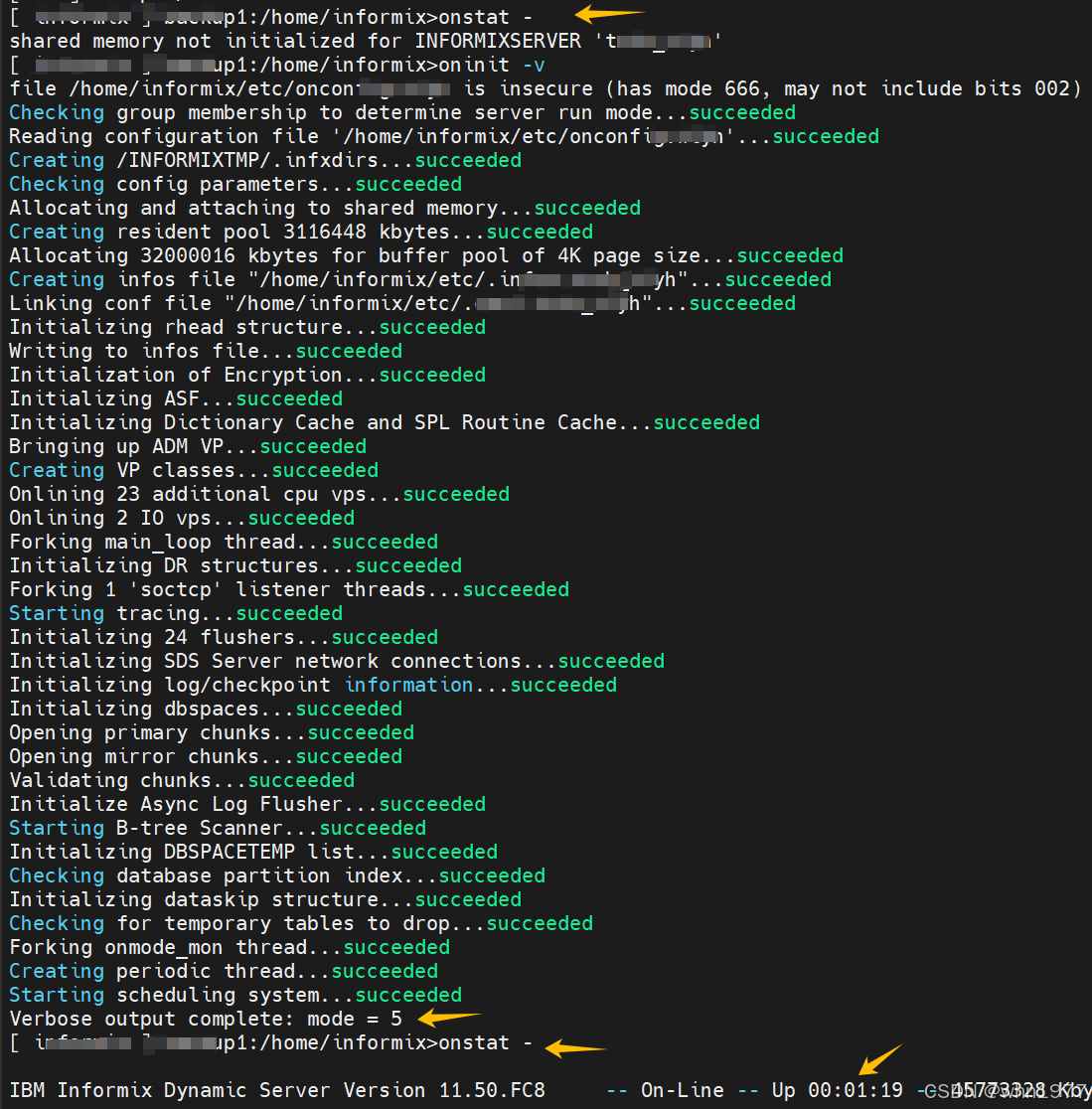 Informix数据库查看表结构和重启_informix 查看表结构-CSDN博客