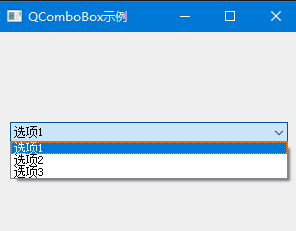 PyQt5—QComboBox 学习笔记_pyqt5 com-CSDN博客