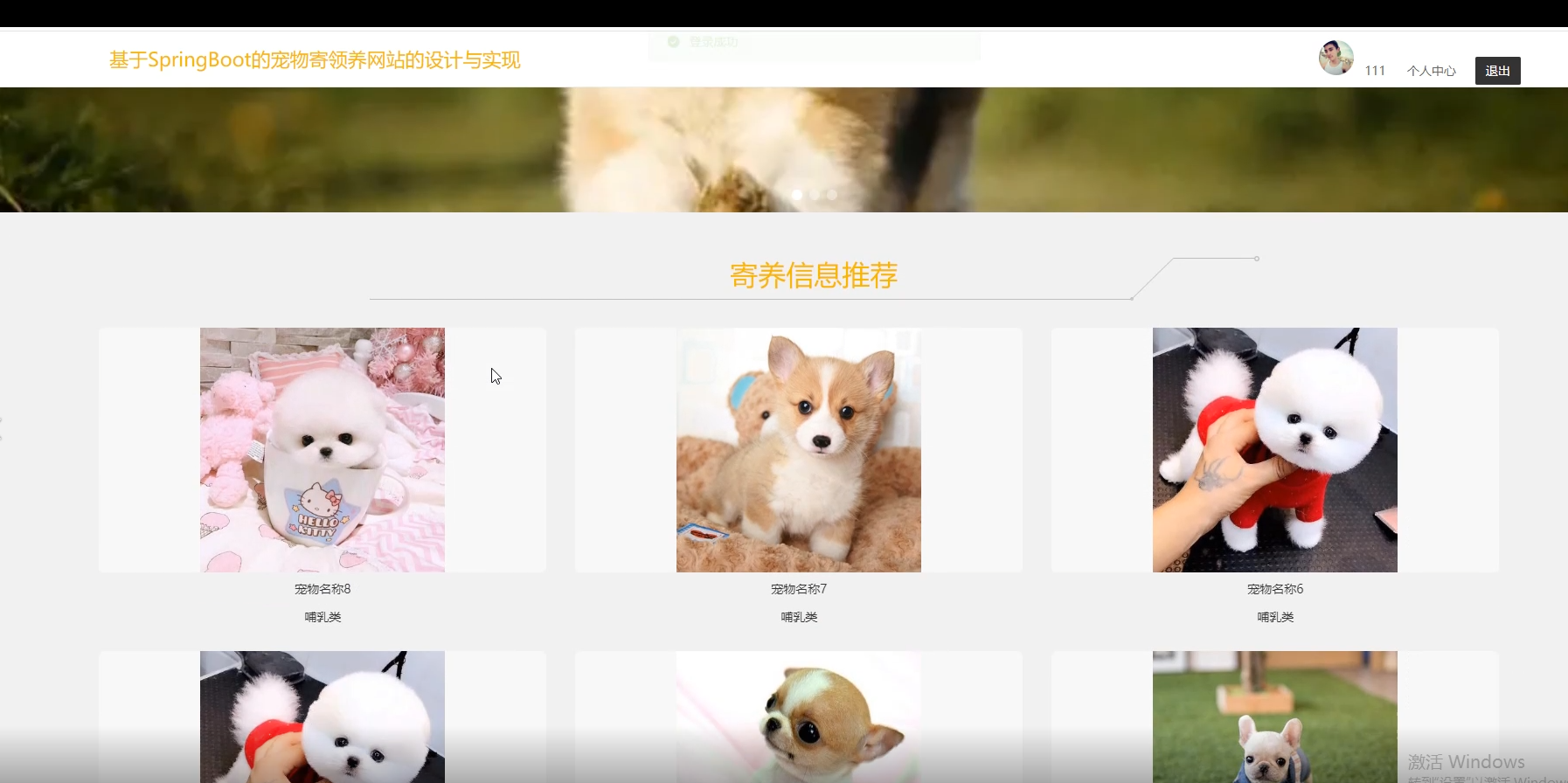 基于数据可视化springbootvue的宠物寄领养网站设计和实现源码论文部署讲解等信息可视化java李杨勇 永洪数据分析社区