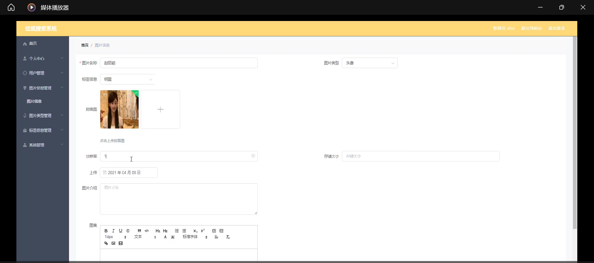 2026毕设springboot+vue壁纸搜索系统论文+程序-CSDN博客