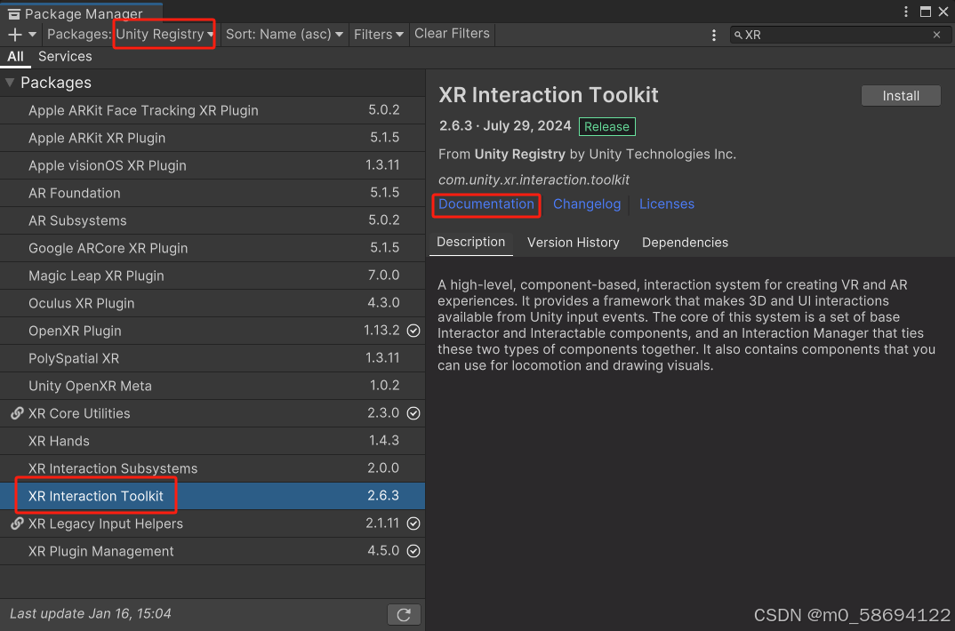 XR Interaction Toolkit3.0教程-CSDN博客