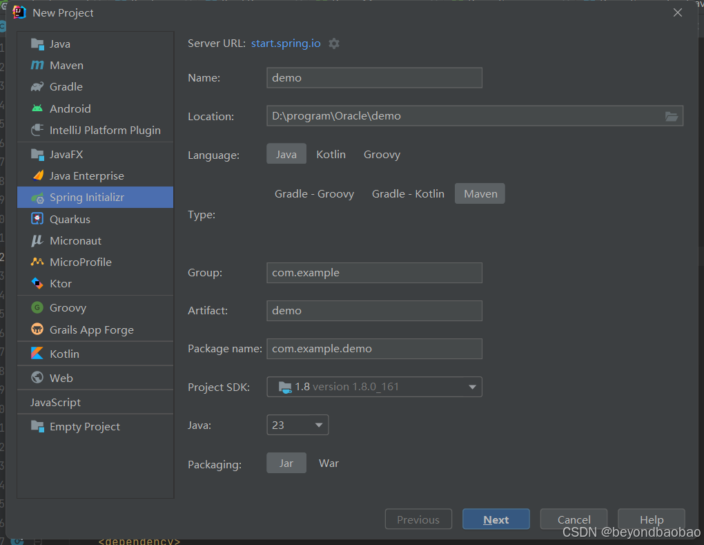 Spring Boot Oracle demo 简单上手跟我学_springboot oracle demo-CSDN博客