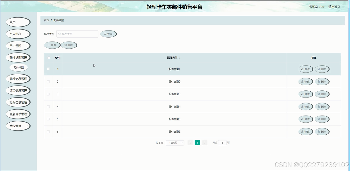 基于java Ssm轻型卡车零部件销售平台系统汽车配件检修售后（源码文档运行视频讲解视频） Csdn博客