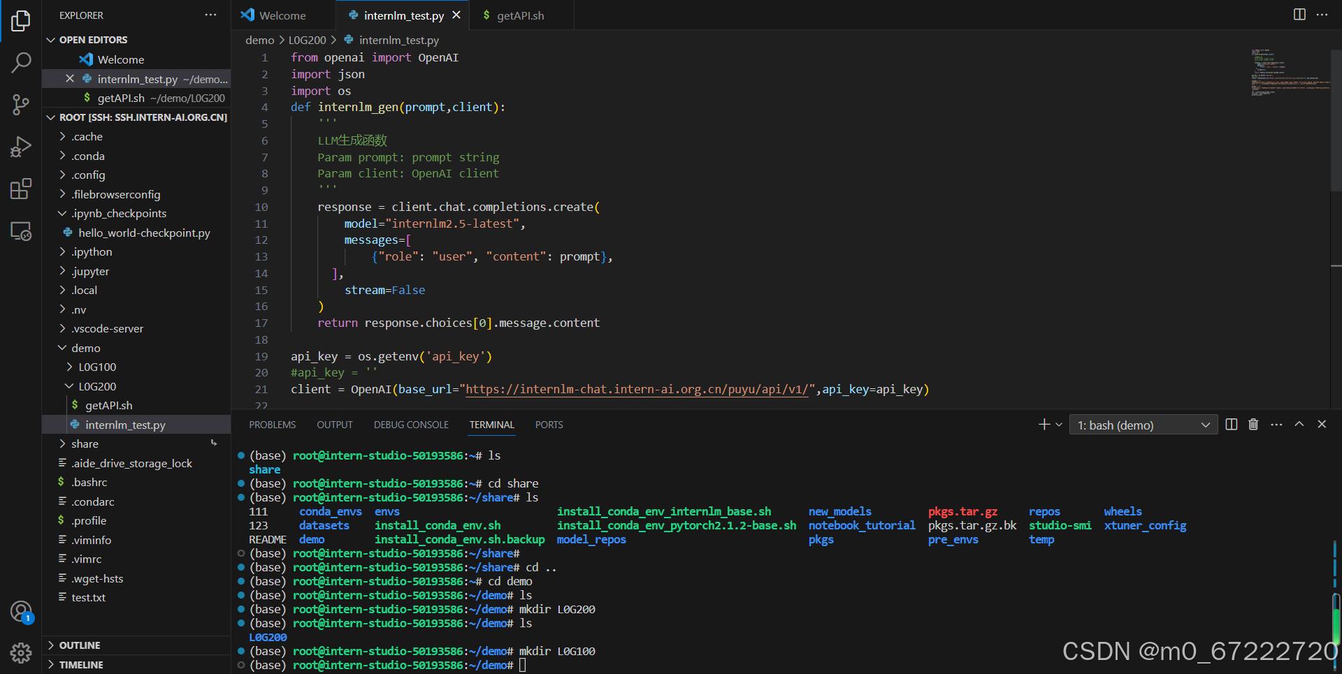 InternLM Camp4 L0G2000 Python 基础知识-CSDN博客