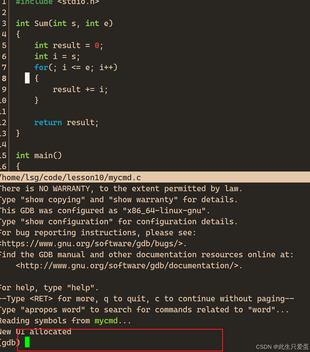【Linux】cgdb调试技巧全知道_linux c gdb 带条件断点-CSDN博客