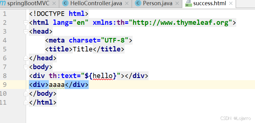 Springboot第三站（2）：thymeleaf_springboot3 thymeleaf-CSDN博客