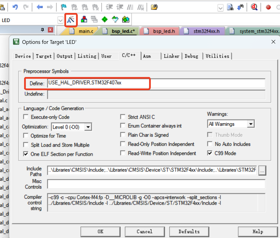 stm32F4：implicit declaration of function‘_HAL_RCC_GPIOF_CLK_ENABLE‘ is invalid in C99的问题-CSDN博客