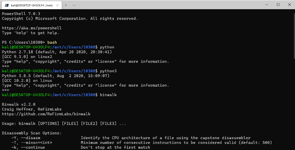 Windows 中运行 Linux 命令的方法：wsl、Git Bash、Cygwin、虚拟机安装Linux、busybox、powershell、cmder、x-cmd(各种工具集 ...