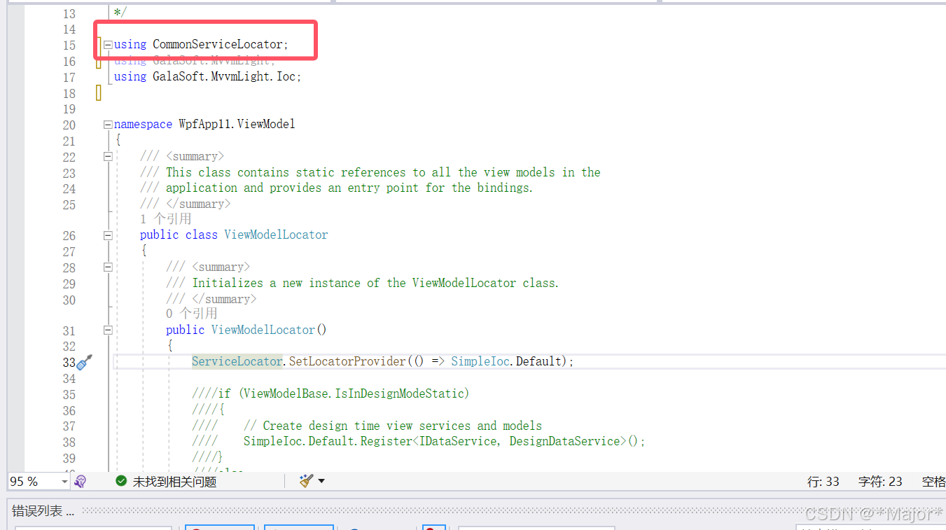 WPF之MVVMLight的基本使用_galasoft.mvvmlight-CSDN博客