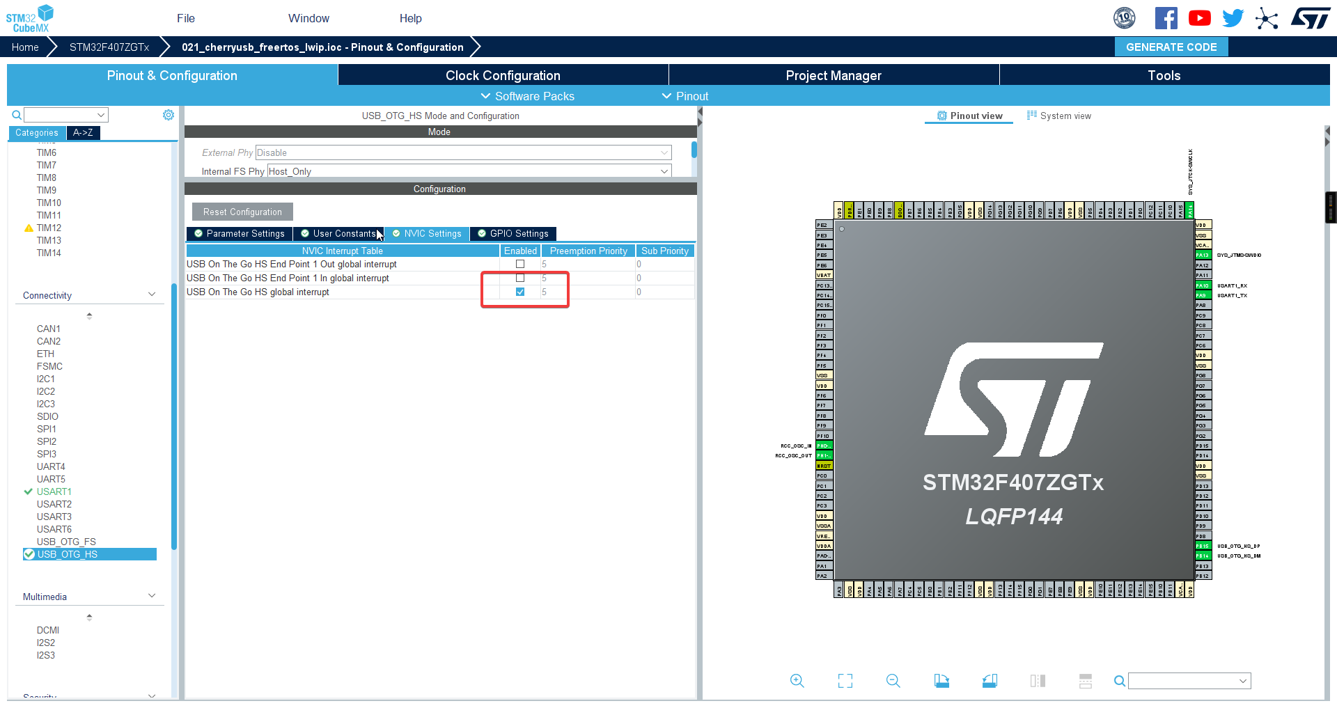 使用chrryusb+freertos+lwip配置stm32F4主机RNDIS流程记录，包含cherryusb配置和lwip配置。-CSDN博客