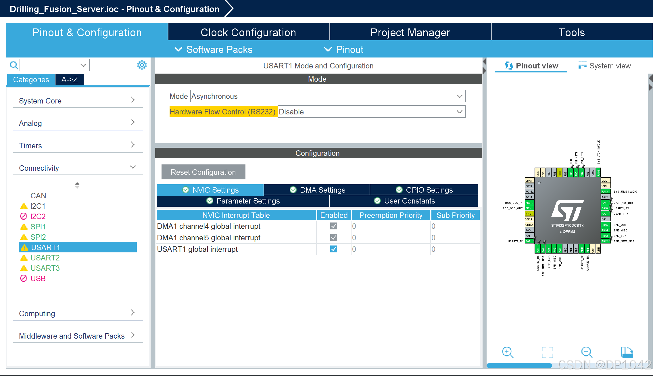 STM32 HAL库使用HAL_UARTEx_ReceiveToIdle_DMA()函数无法触发空闲中断的解决_stm32 receivetoidle-CSDN博客