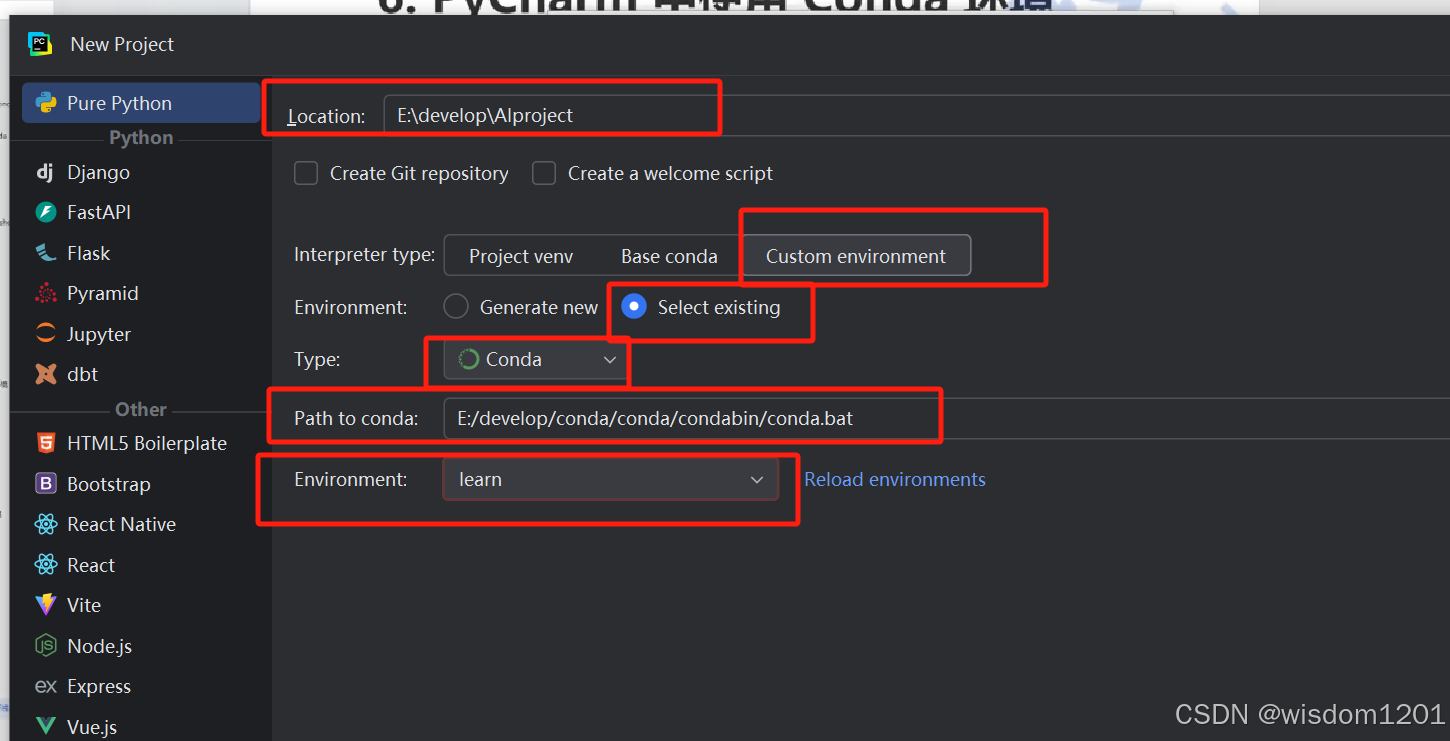 PyCharm 中如何使用Conda 环境_pycharm怎么使用conda-CSDN博客