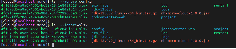 【Linux运维】ls 排除某些文件或目录 && ll 常用组合_ls排除某个文件-CSDN博客