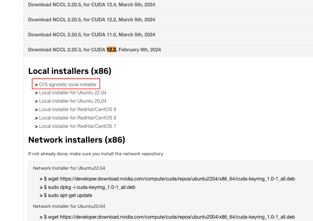 NCCL安装_cuda12.3 nccl-CSDN博客