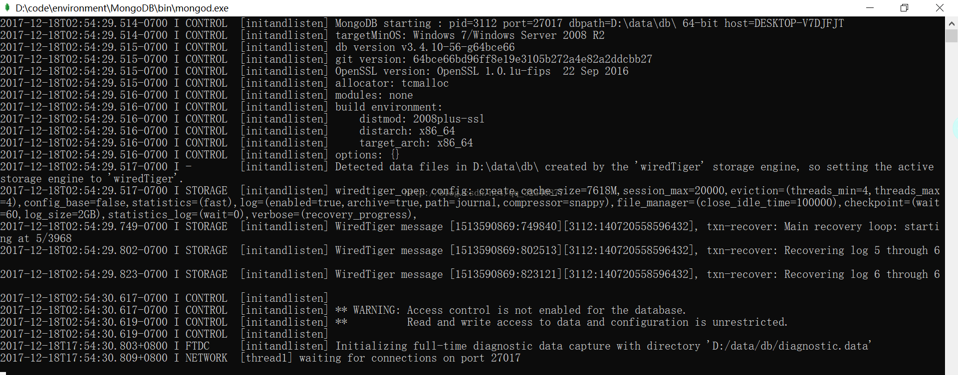 MongoDB下载与安装(windows)_mongo下载-CSDN博客