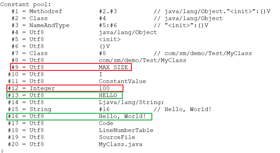 Java中的常量池；静态常量池（Static Constant Pool）；运行时常量池（Runtime Constant Pool）；字符串常量池（String Constant Pool ...