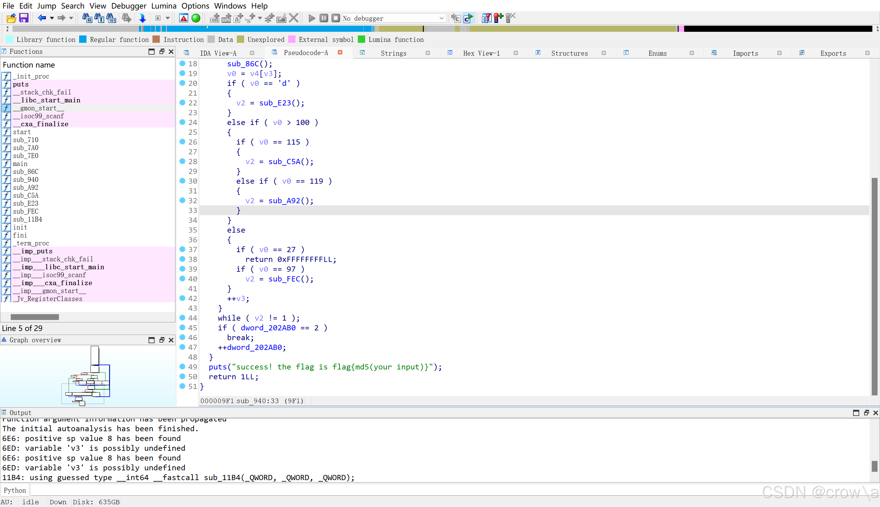 攻防世界reverse_re3-writeup-CSDN博客