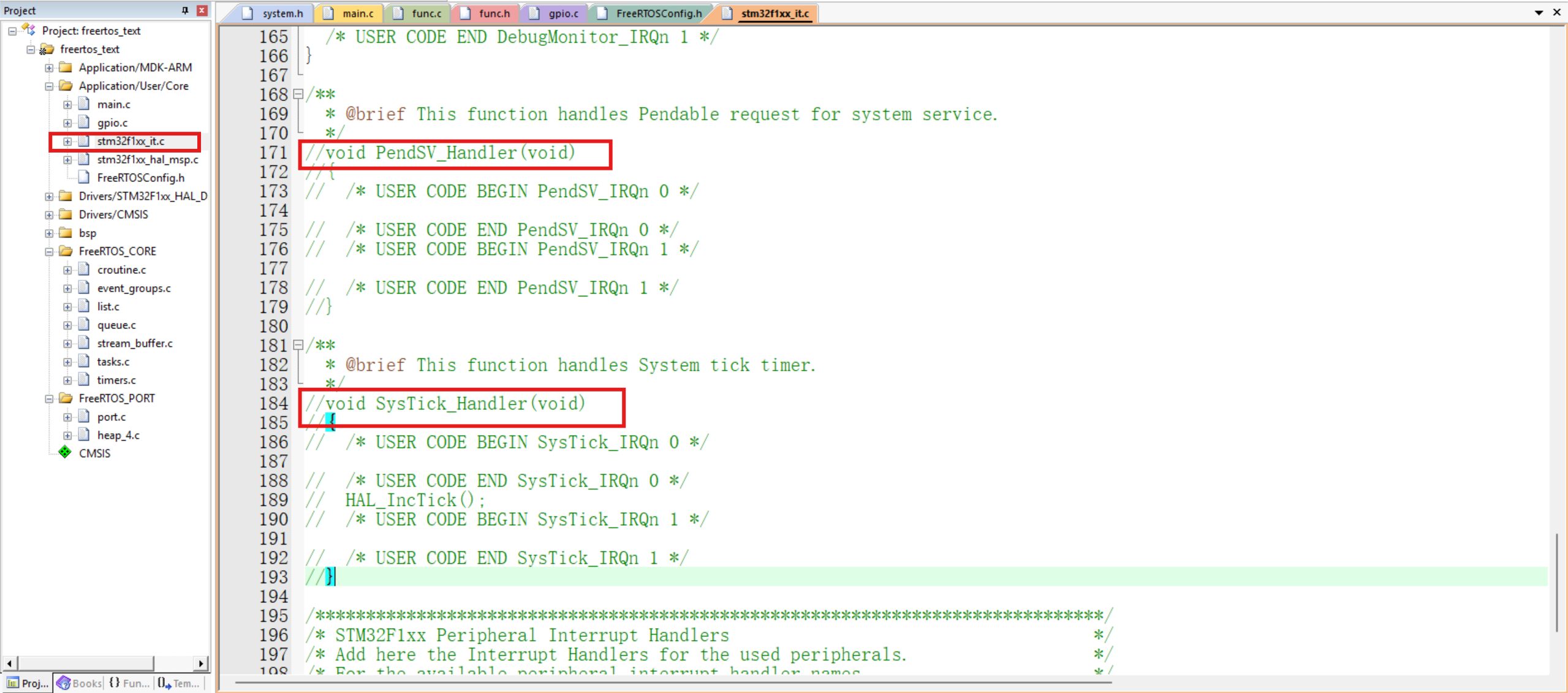 stm32f103c8t6+HAL+freeRTOS移植实操_stm32f103c8t6 freertos-CSDN博客