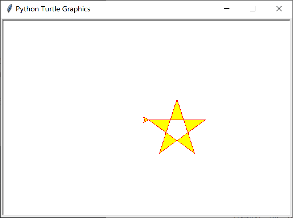 Python Turtle海龟画图-画五星红旗1-画五星-CSDN博客