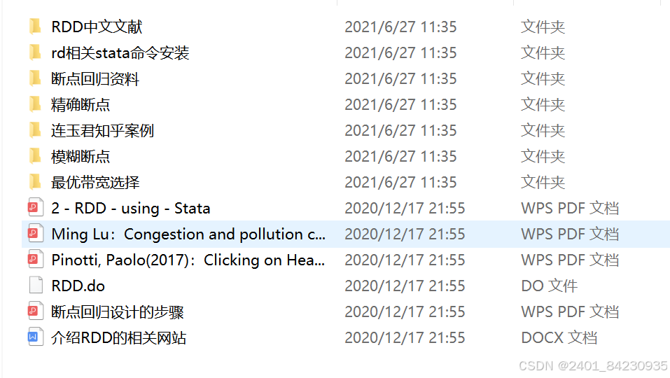 断点回归RDD stata操作详解：方法、数据、命令（包括模糊断点、精确断点、最优宽带-CSDN博客