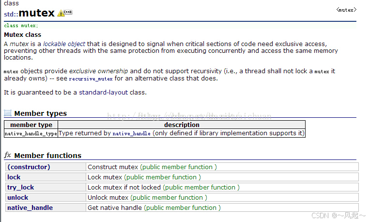C++多线程——互斥量mutex_c++ mutex-CSDN博客